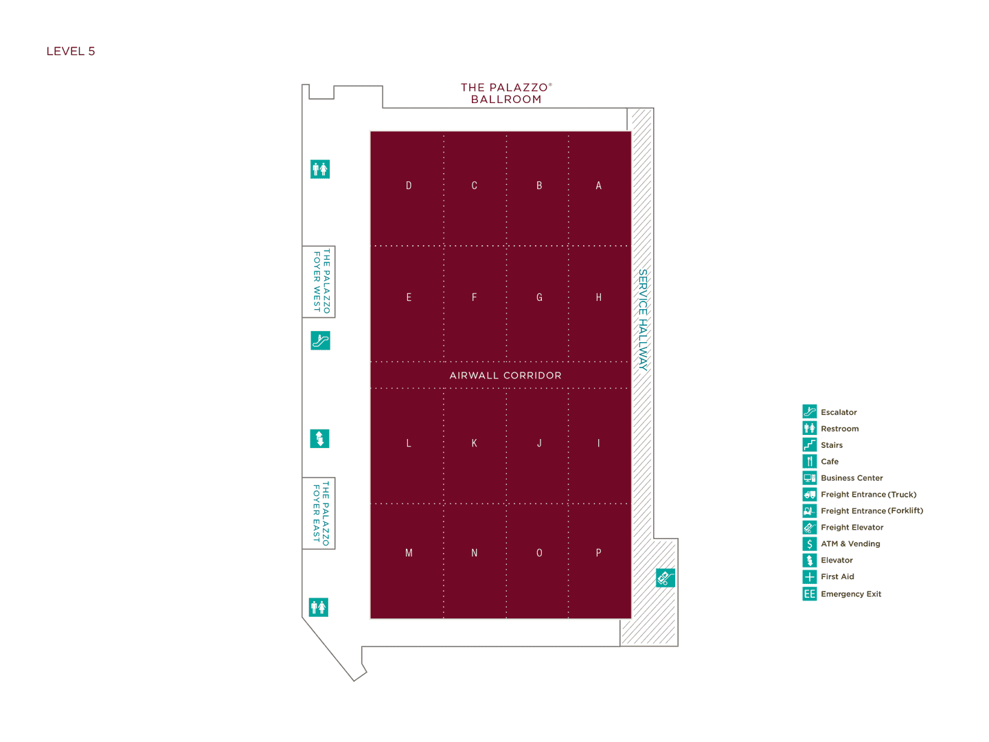 Expo Map & Floor Plan | The Venetian Convention & Expo Center Las Vegas