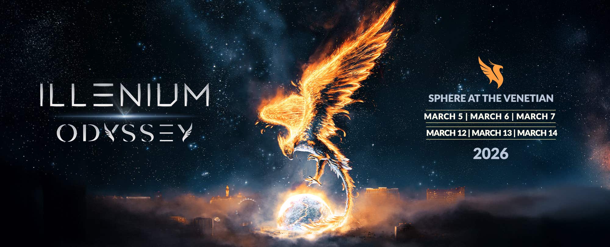 ILLENIUM PRESENTS ODYSSEY at Sphere | 2026 Tickets | The Venetian ...