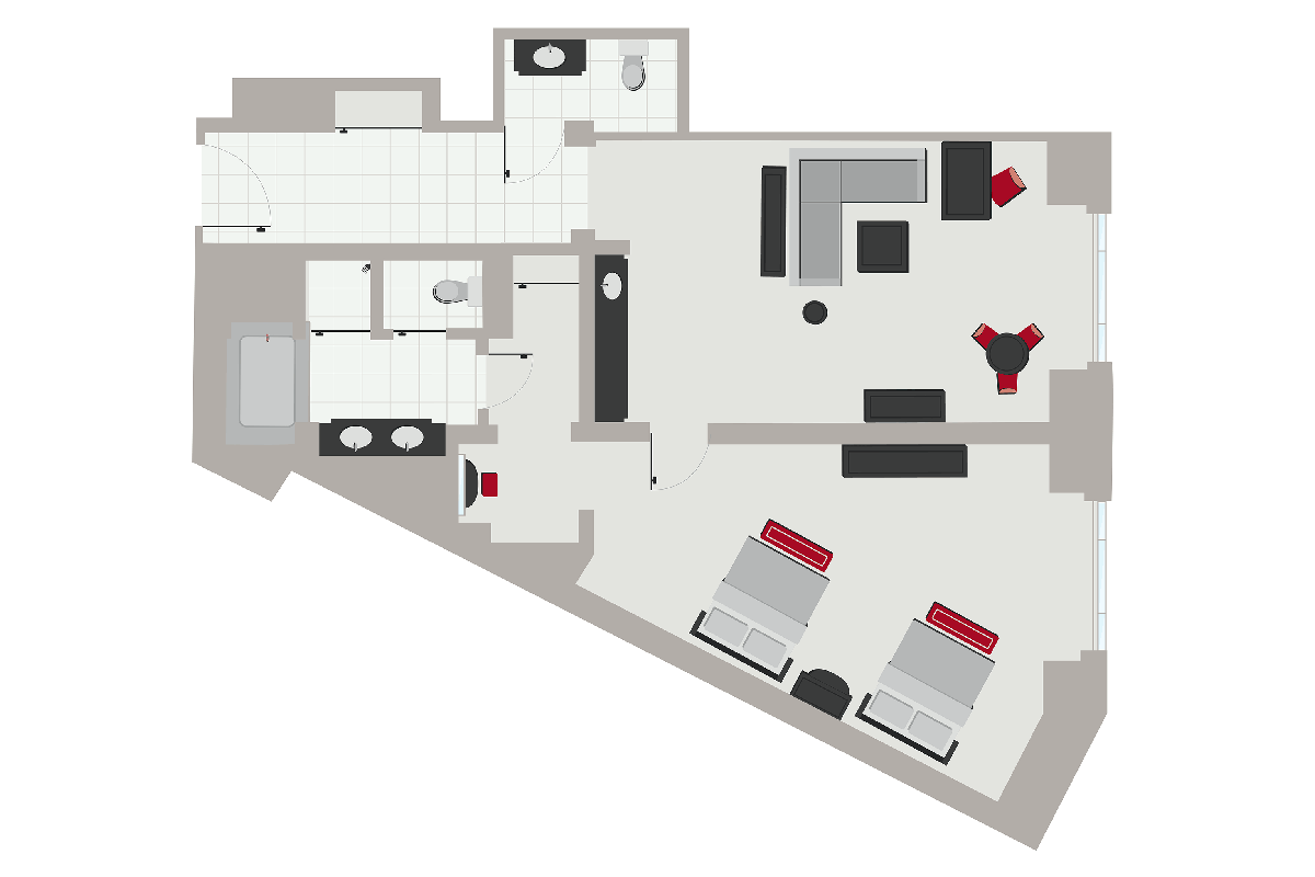 Grand One Bedroom Suite - The Palazzo | The Venetian Resort Las Vegas