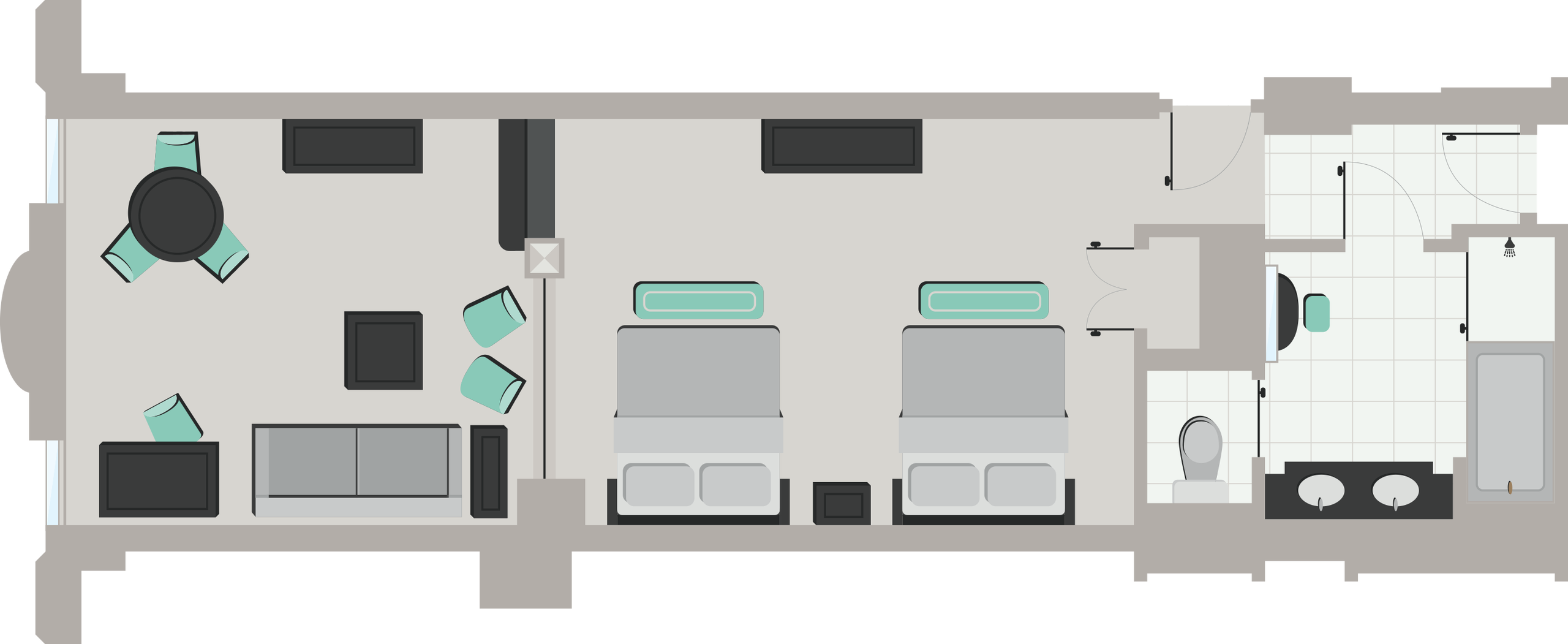 Luxury 2 Queen Suites | The Venetian Resort Las Vegas